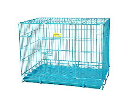 DOG CAGE BLUE XL 42 INCH - Pets Friend