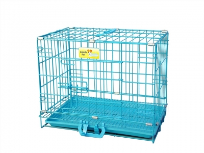 SMALL DOG CAGE BLUE - Pets Friend